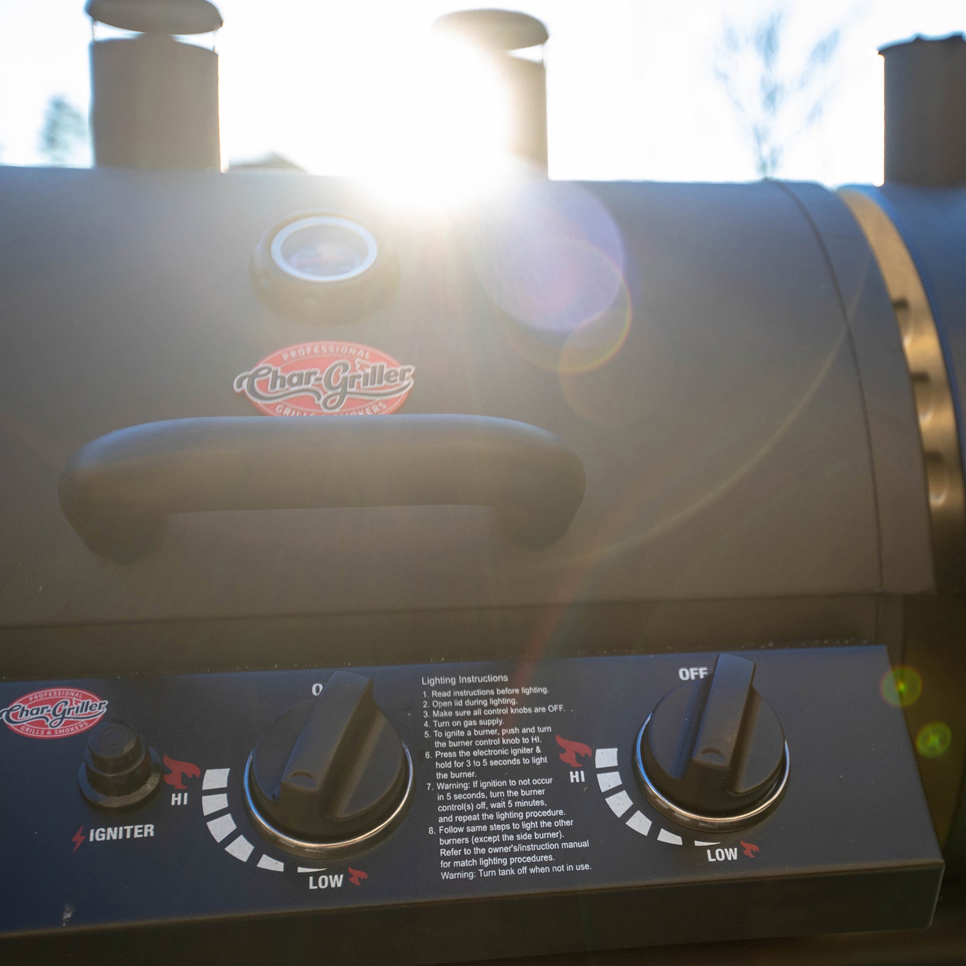Char-Griller DUO Gas and Charcoal BBQ with Side Burner – Chargriller ...